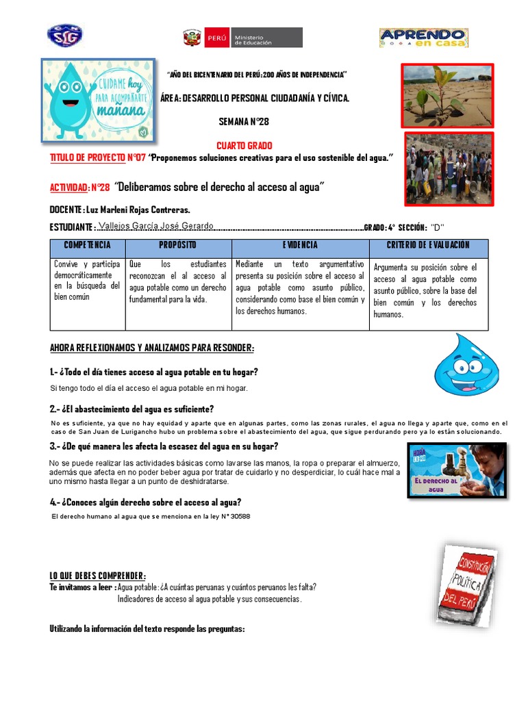 D.P.C.C (S28 - D1) | Descargar gratis PDF | Agua | Agua potable