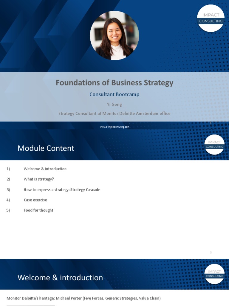 Deloitte's Strategy Cascade Framework | PDF | Strategic Management ...