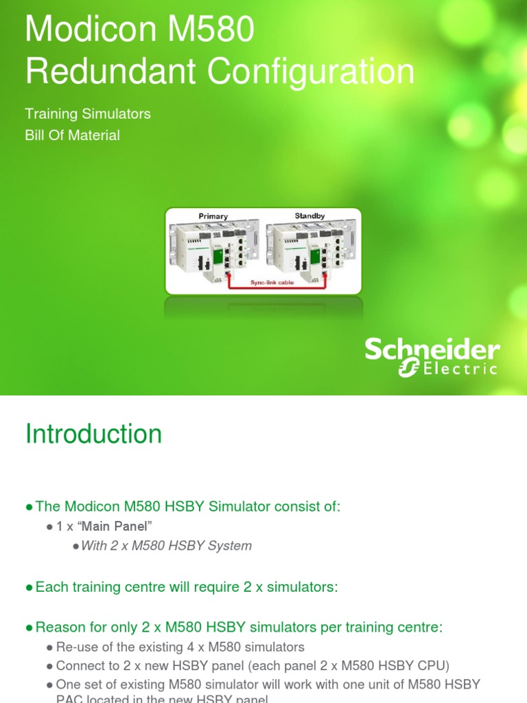Modicon M580 Redundant Training Setup | PDF | Telecommunications ...