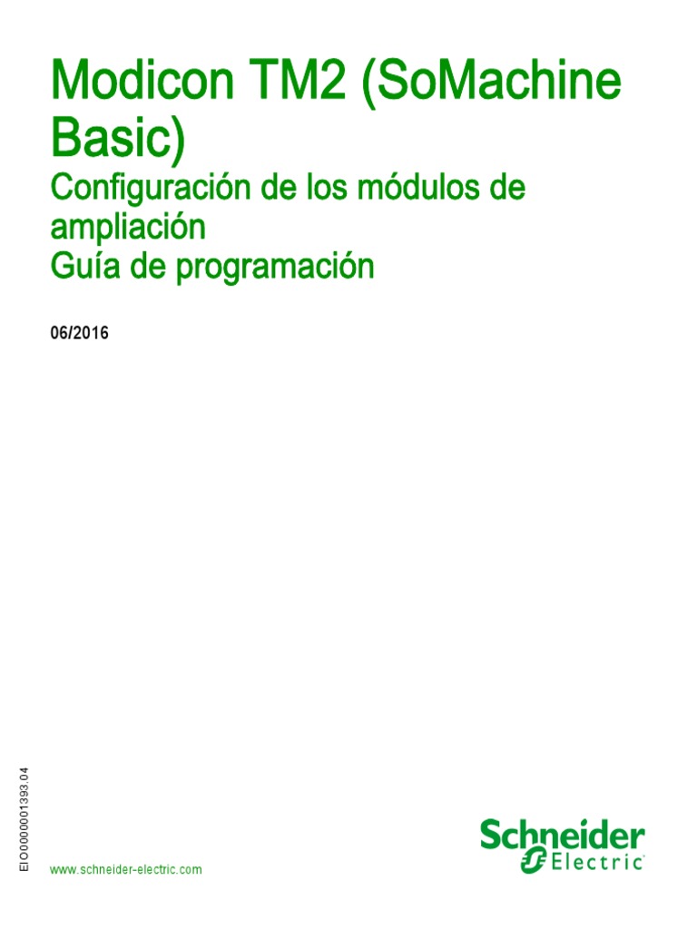 Guía de Programación TM2 | Descargar gratis PDF | Software | De entrada ...