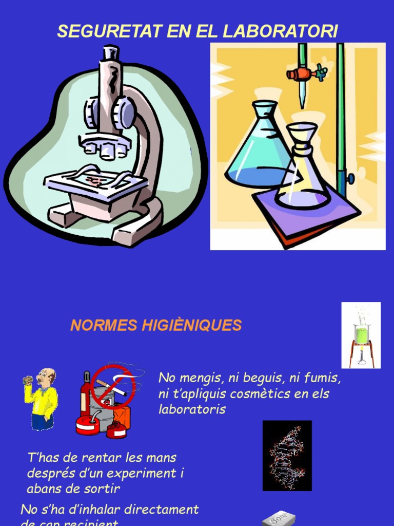 Seguretat en El Laboratori.ppt | PDF