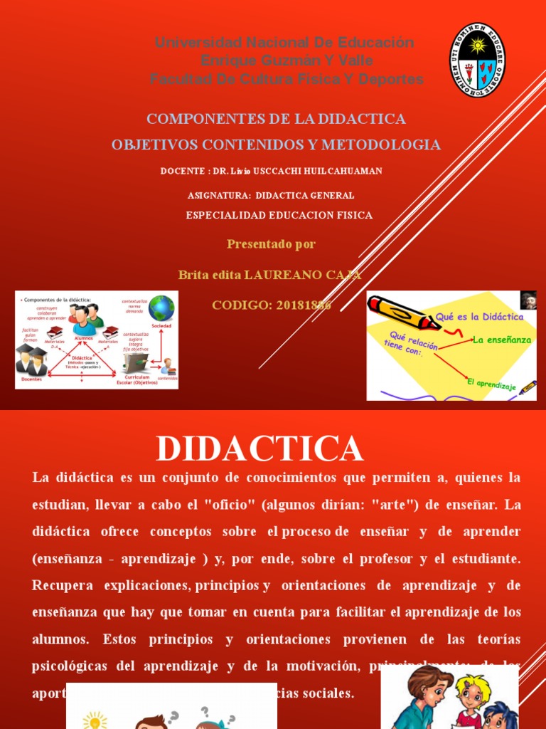 Brita PPT Didactica | PDF | Enseñando | Aprendizaje