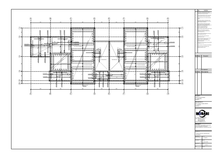 Structural Layout For Review - 100533 | PDF | Concrete | Building ...