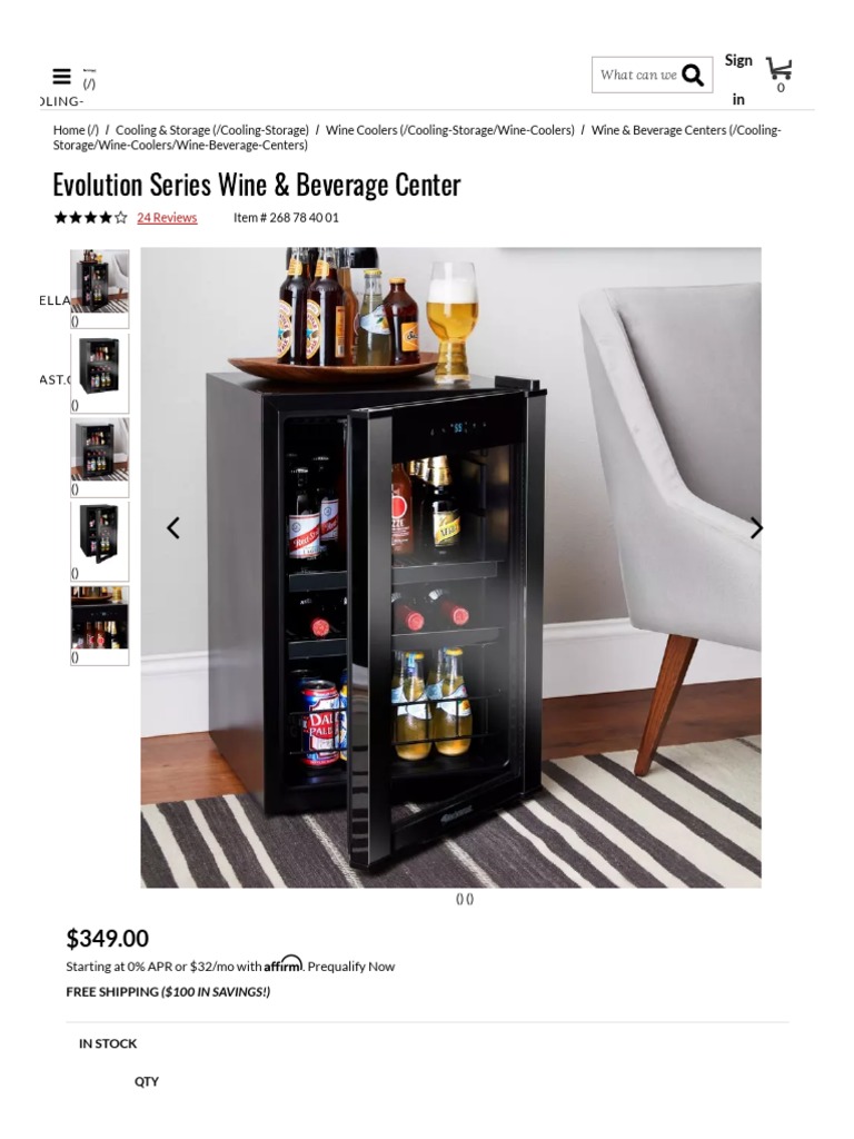 Evolution Series Wine & Beverage Center - Wine Enthusiast | PDF | Drink