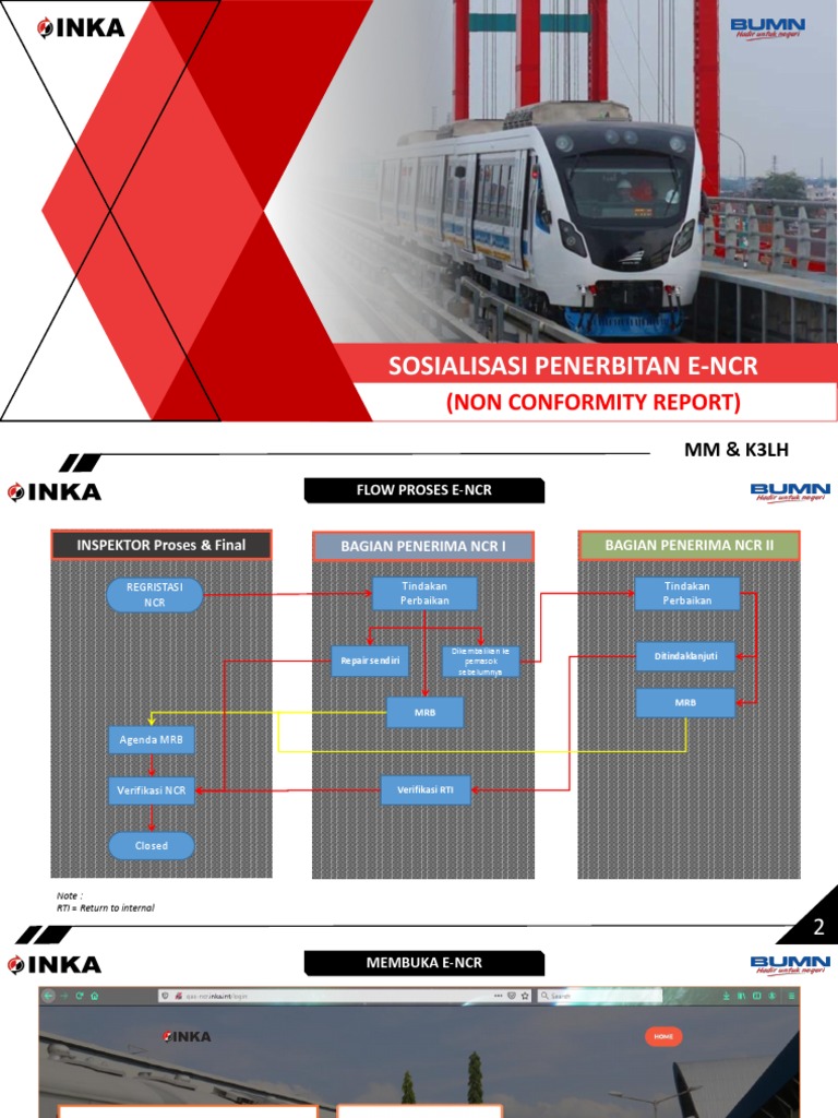 Alur Penerbitan NCR | PDF