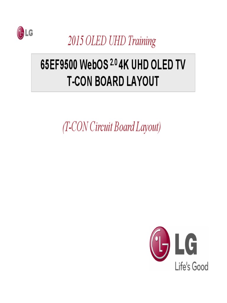 OLED65EF9500_WebOS_2.0_4K_UHD_OLED_TV_T-CON_BOARD_LAYOUT[1] | PDF ...
