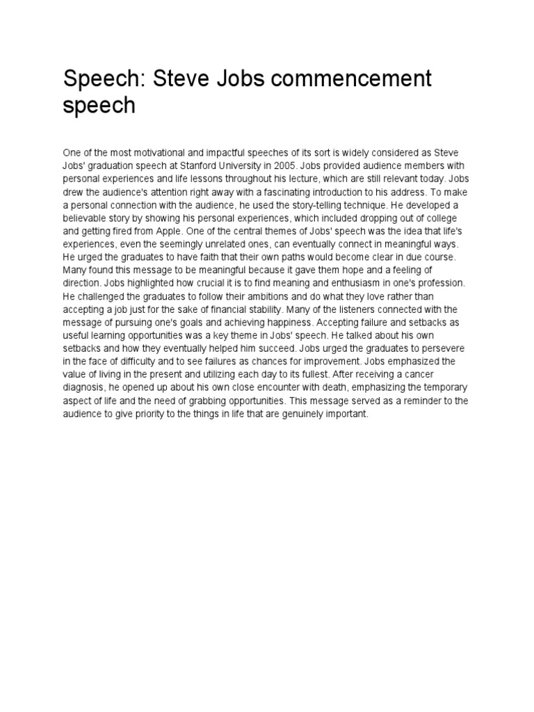 Speech | PDF