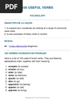 Essential 200 French Verbs List | PDF | Grammar | Linguistic Morphology