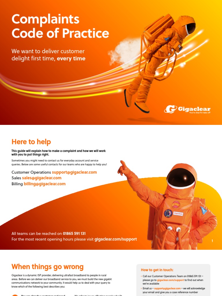 Complaints Code of Practice v7 B58ec444ab | PDF | Communication