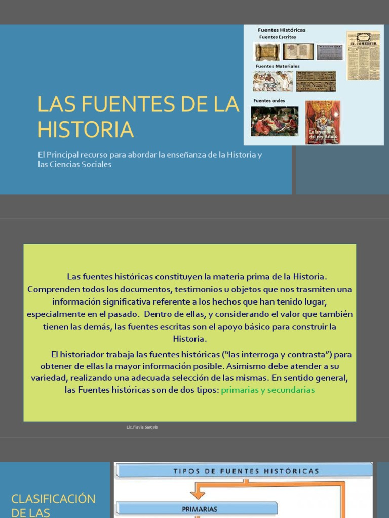 Las Fuentes de La Historia | PDF | Historiografía | Ciencias Sociales