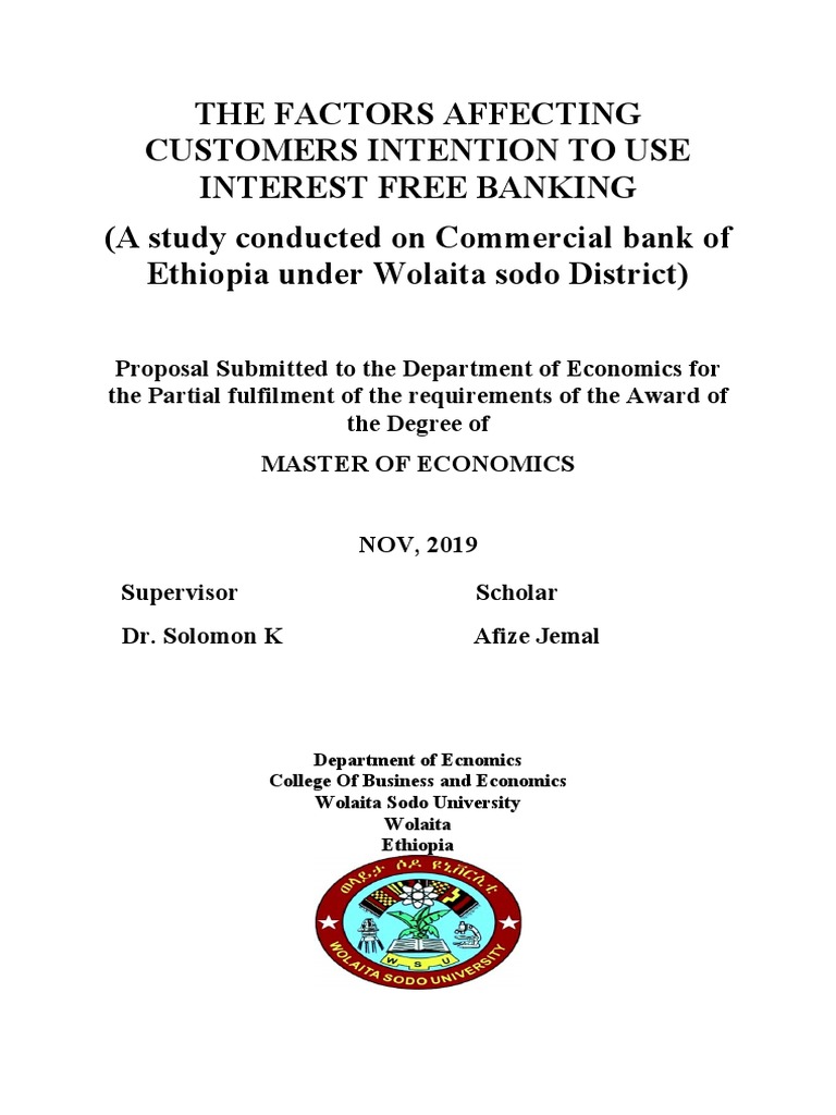 Proposal by Afize Jemal | PDF | Islamic Banking And Finance | Banks