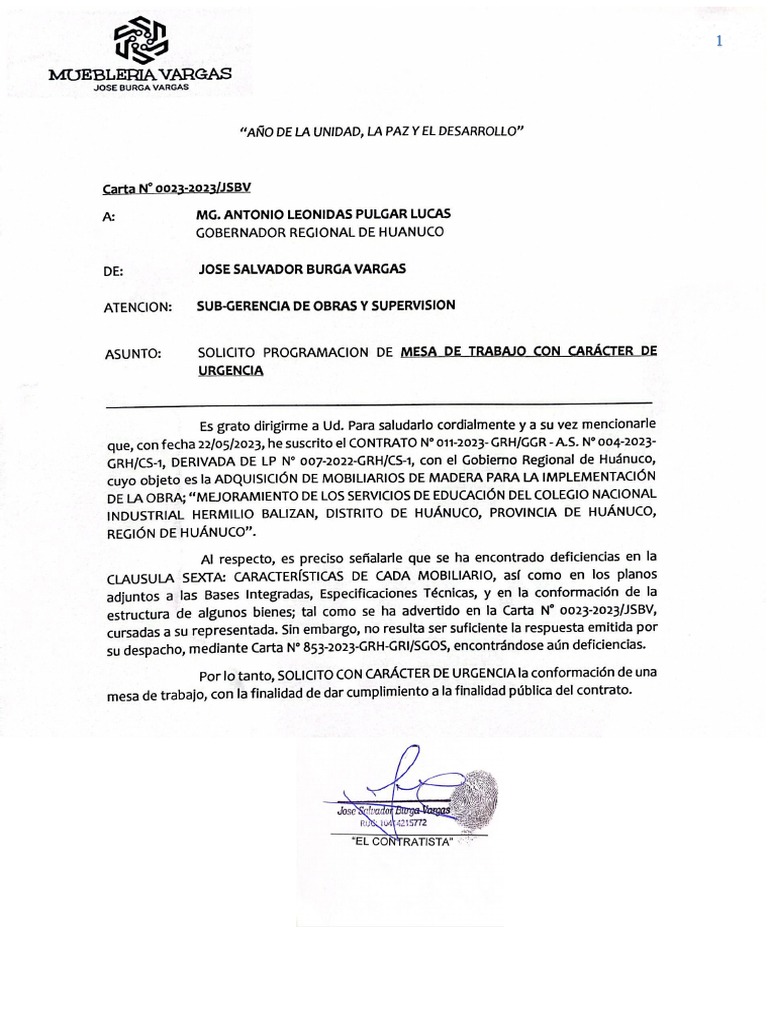 Carta Jose | PDF