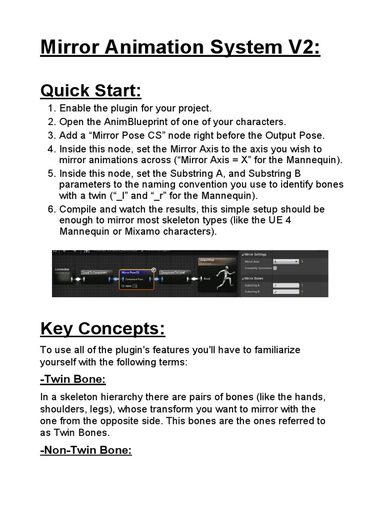 Mirror Animation System Guide | PDF | Parameter (Computer Programming ...