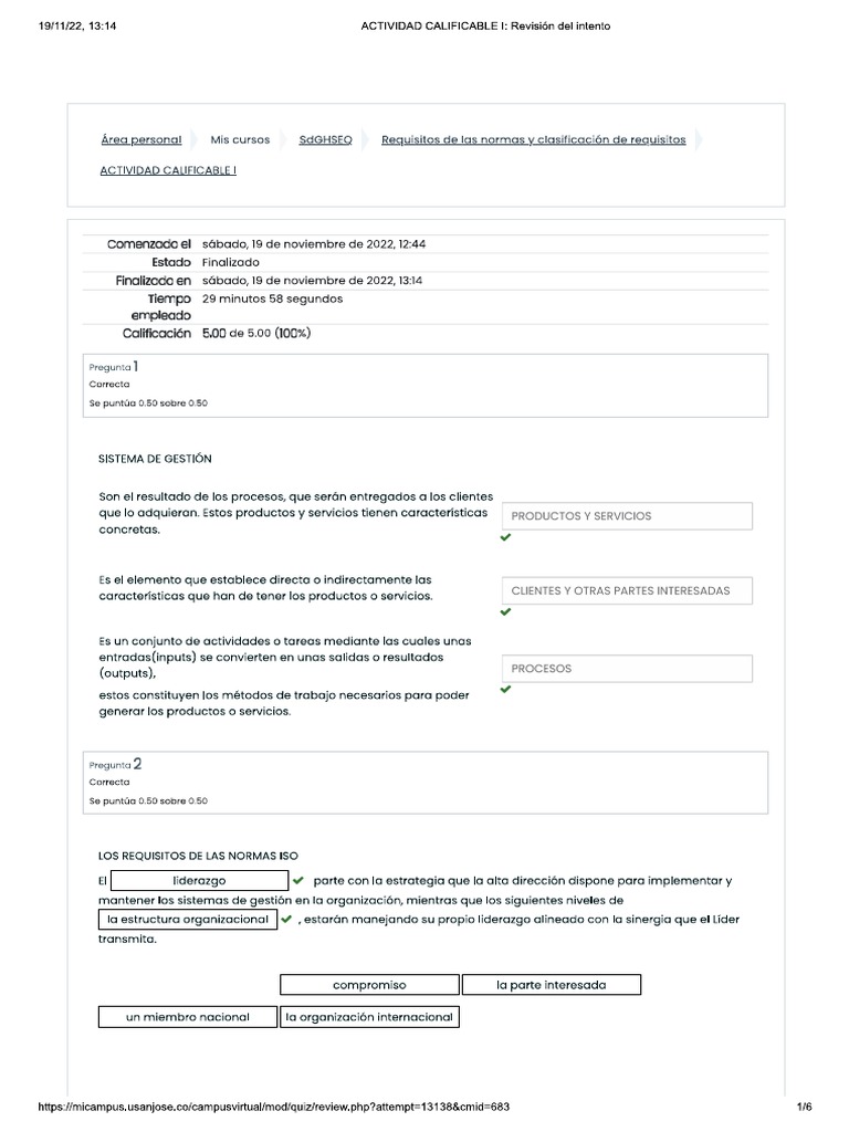 Parcial 1 Sistema de Gestión HSEQ | PDF