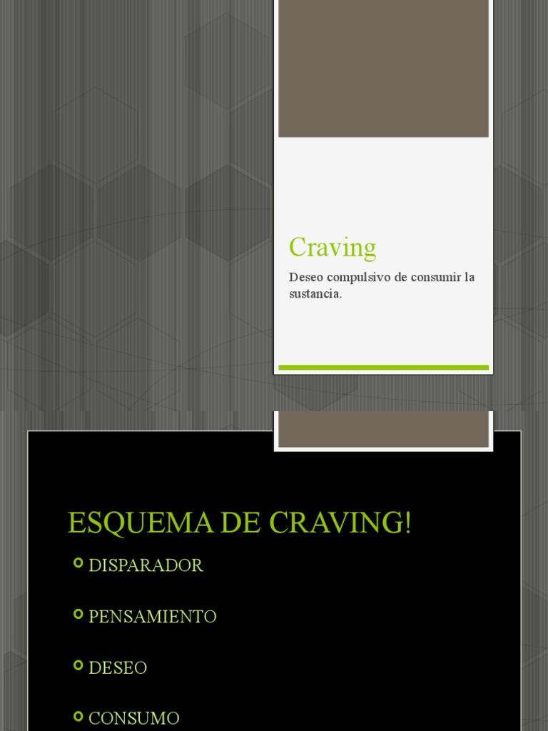Craving | PDF | Despachador de drogas | Drogas