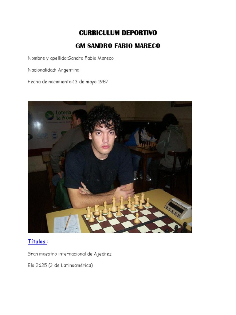 Curriculum Sandro Mareco | PDF | Buenos Aires | Asociación de competiciones de fútbol