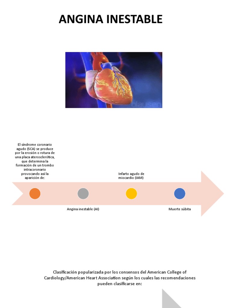 Angina inestable e infarto sin elevacion ST | PDF | Infarto de ...