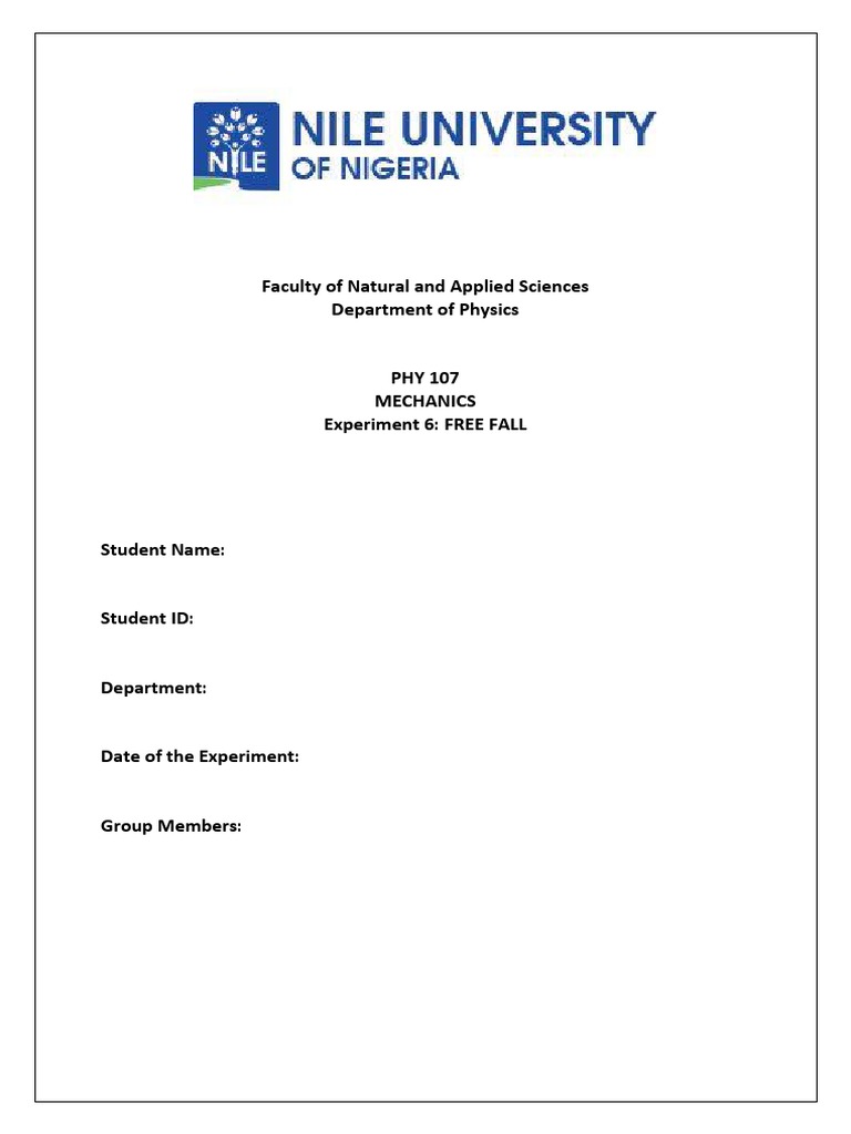 Exp 6 | PDF | Standard Deviation | Gravity