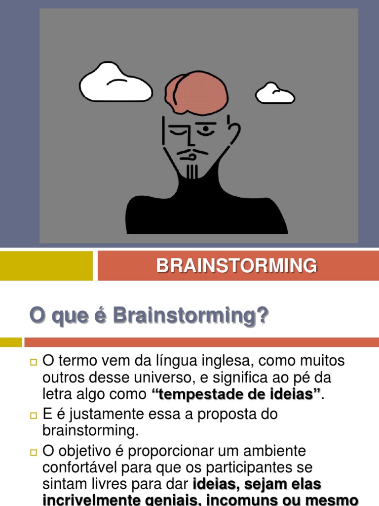 Brainstorming | PDF | Debate | Pensamento