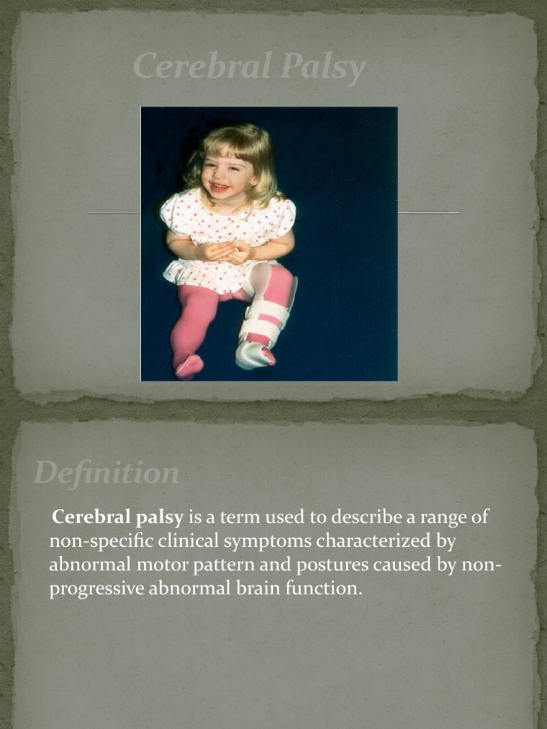 Cerebral Palsy | PDF | Cerebral Palsy | Causes Of Death