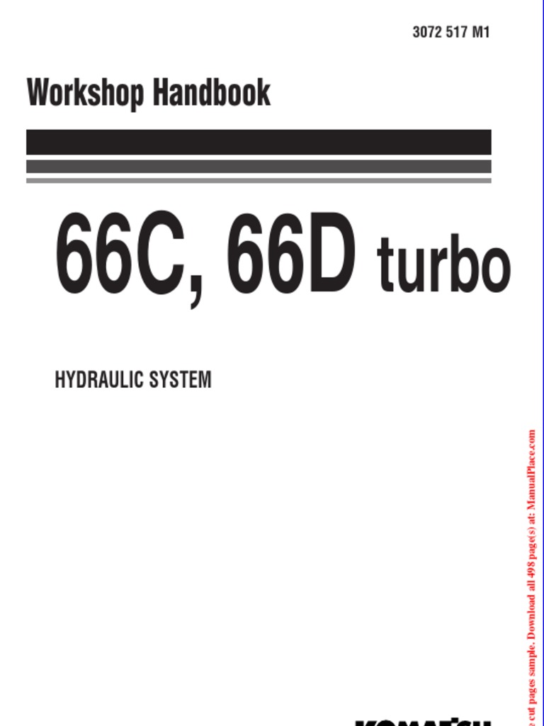 Komatsu Wheel Loaders 66c 1 Shop Manual | PDF