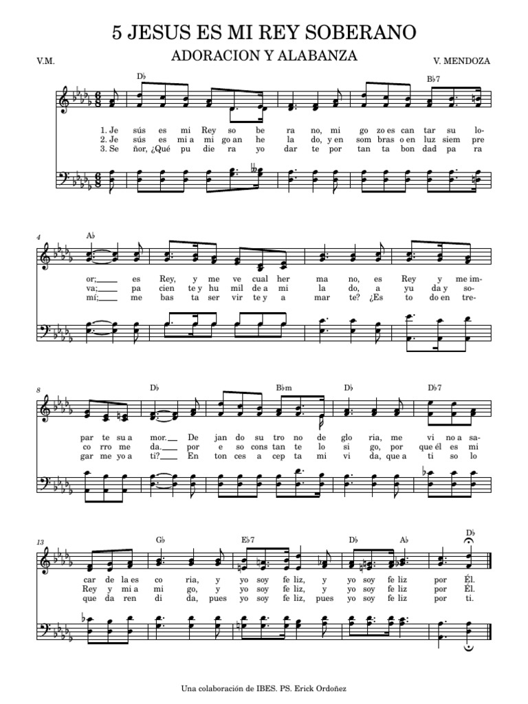 5_JESUS_ES_MI_REY_SOBERANO | PDF