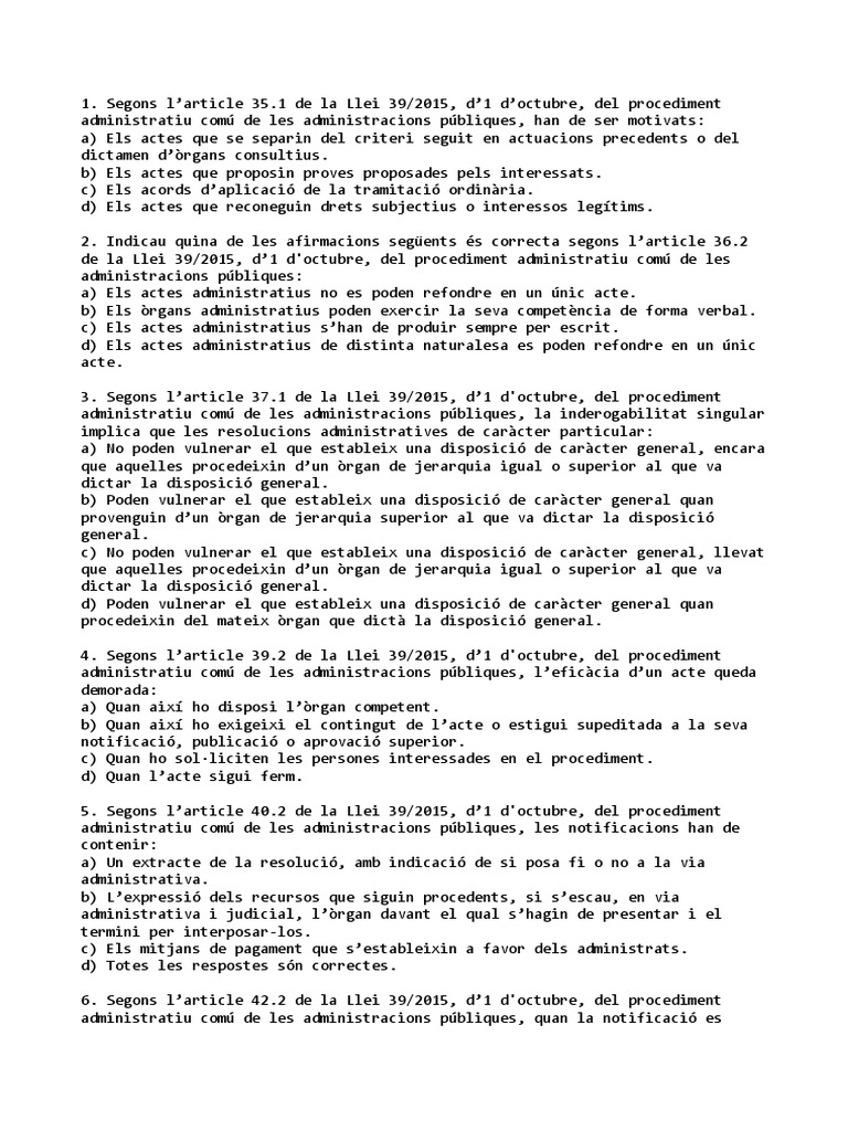 Tema 10 - Acte Adm | PDF