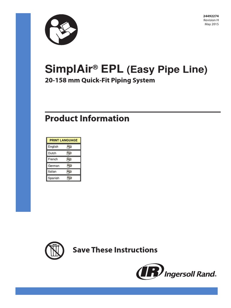 SimplAir EPL - Installation Manual | PDF | Thermal Expansion | Pipe ...