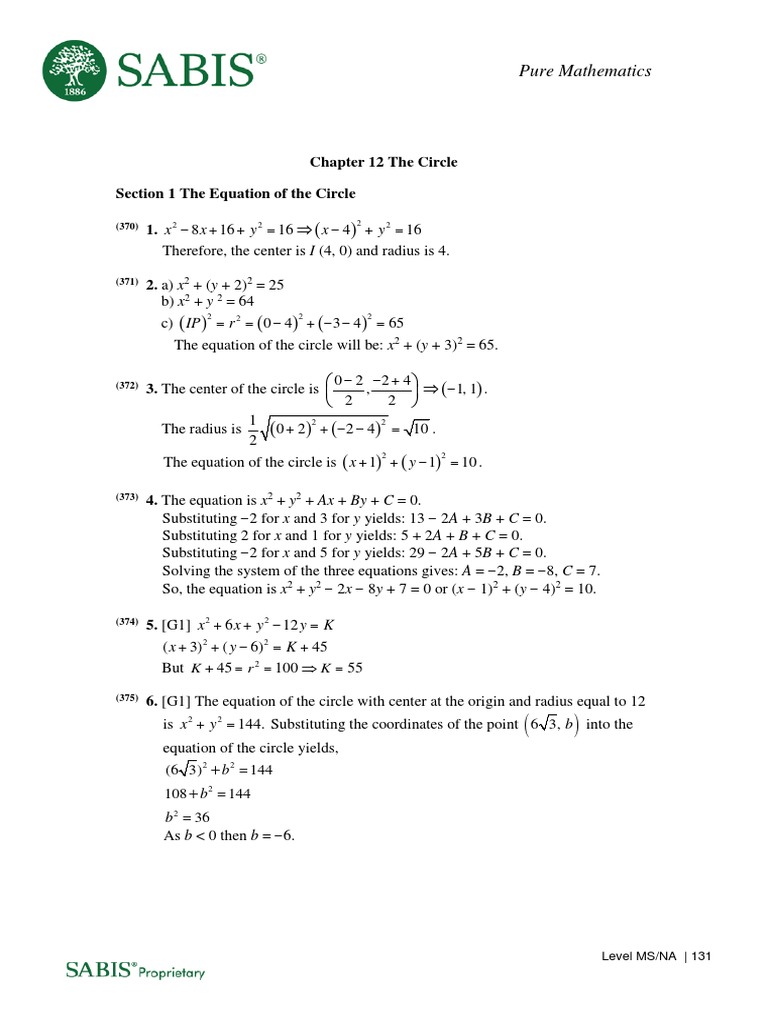 2223 Level MS-NA Mathematics Pure Mathematics Course Questions ...