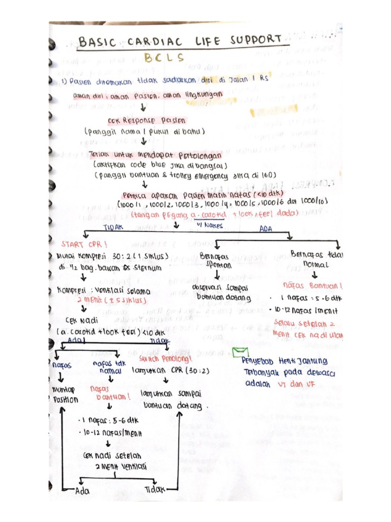 ACLS Algorithm by Tiara | PDF