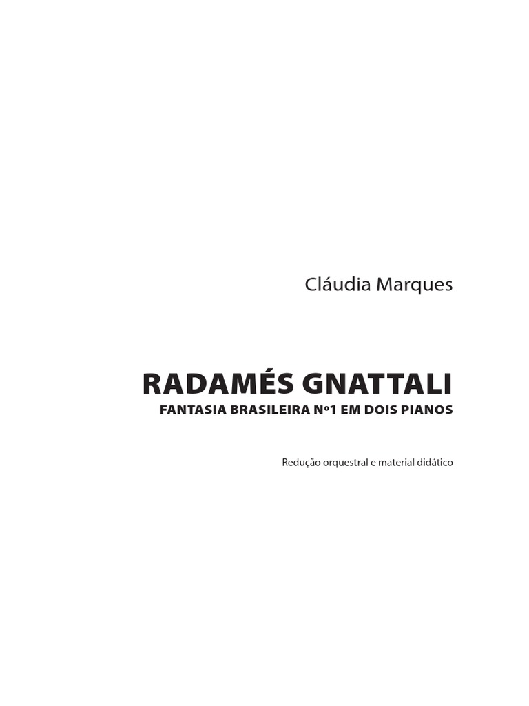 Livro Radamés-Gnattali | PDF | Orquestras | Música clássica