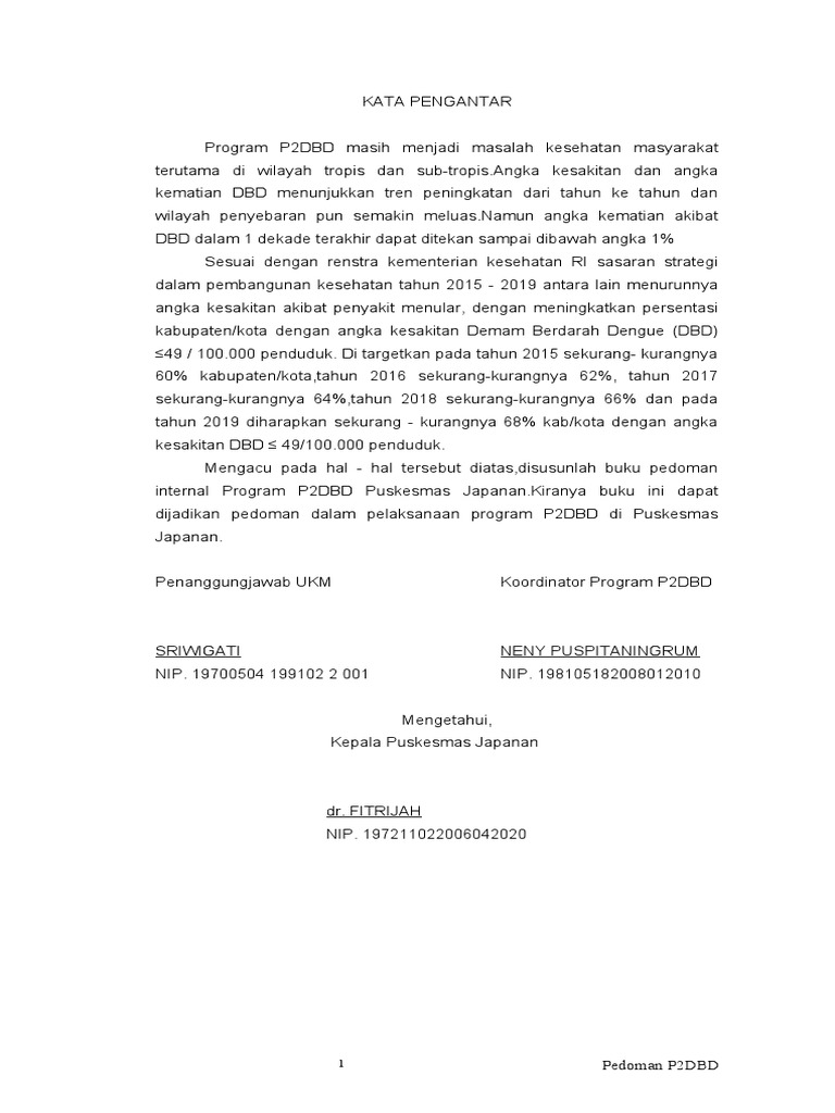 Pedoman DBD Fix | PDF