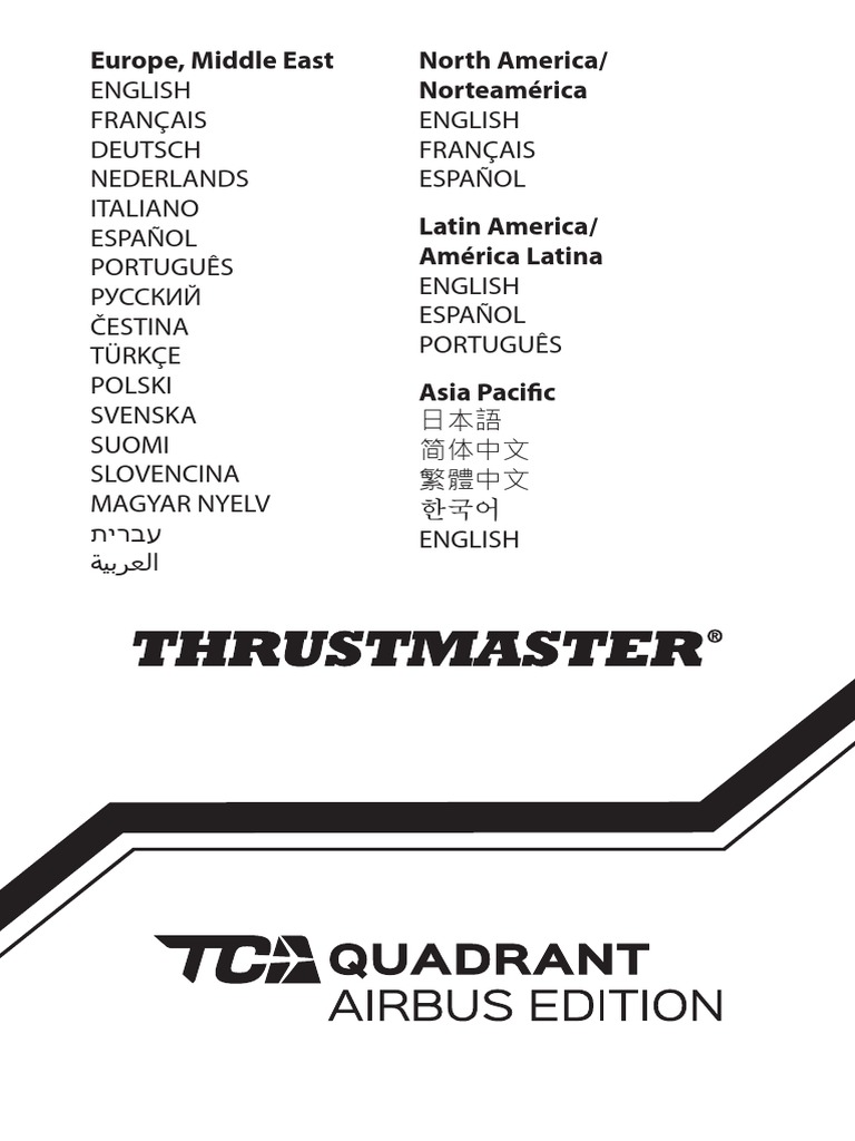 TCA Quadrant Airbus Edition User Manual | PDF | Electromagnetic Interference