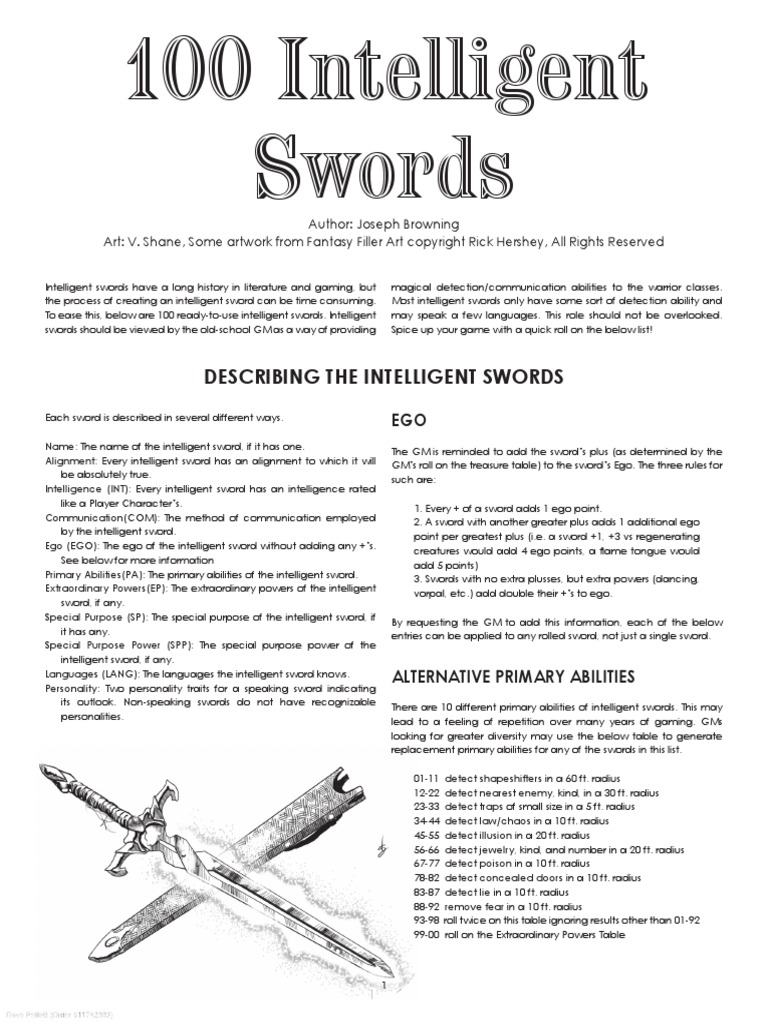 100 Intelligent Swords | PDF | License | Trademark