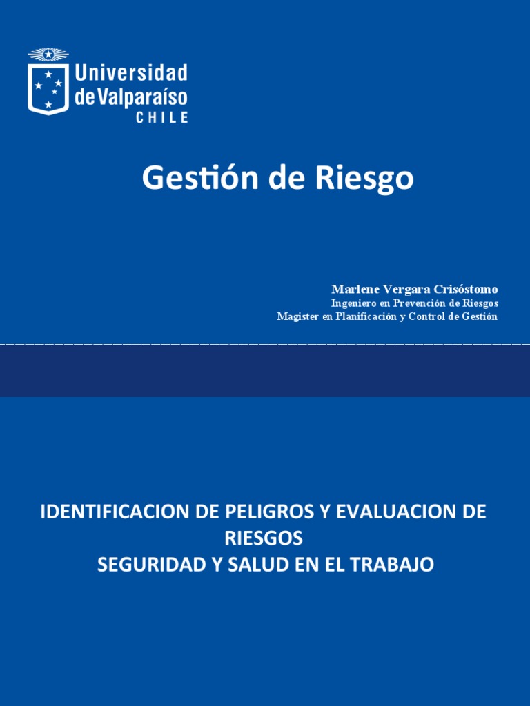 Identificación y Evaluación de Riesgos | PDF | Seguridad y salud ...
