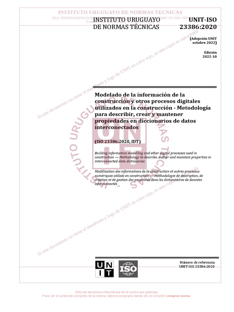 Unit-Iso 23386 2020 | PDF | Organización internacional para la ...