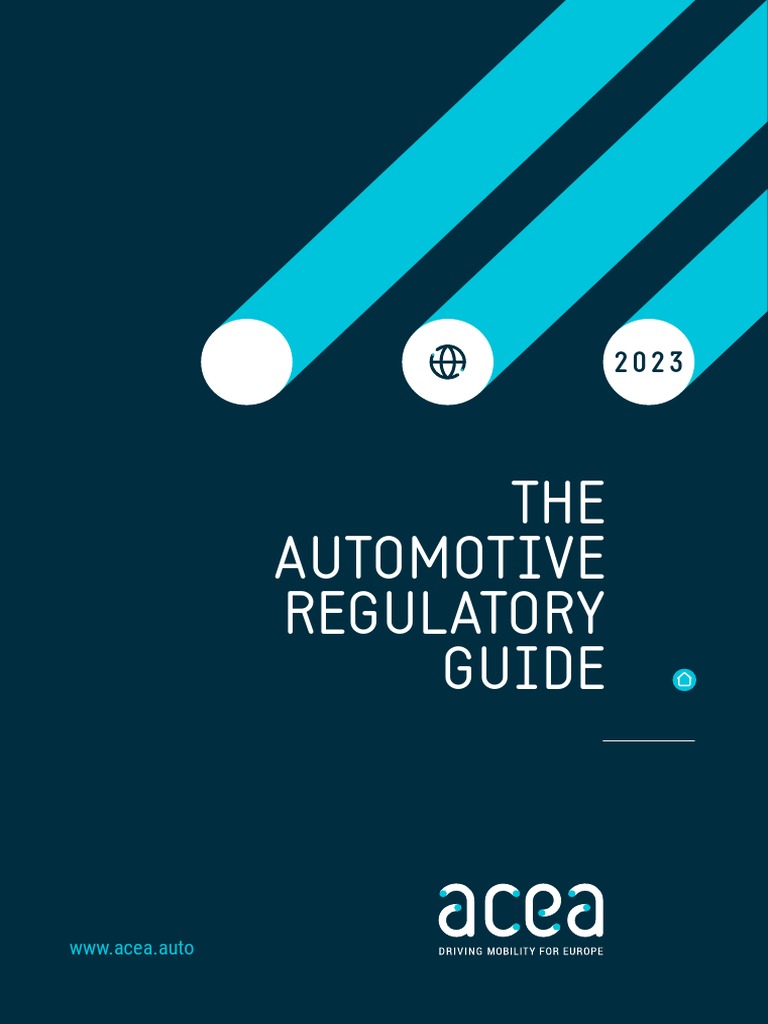 ACEA Regulatory Guide 2023 | PDF | European Union | Headlamp