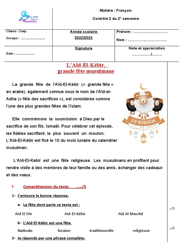 Contrôle Continu 4 2aep 2023 Adapté | PDF | Linguistique