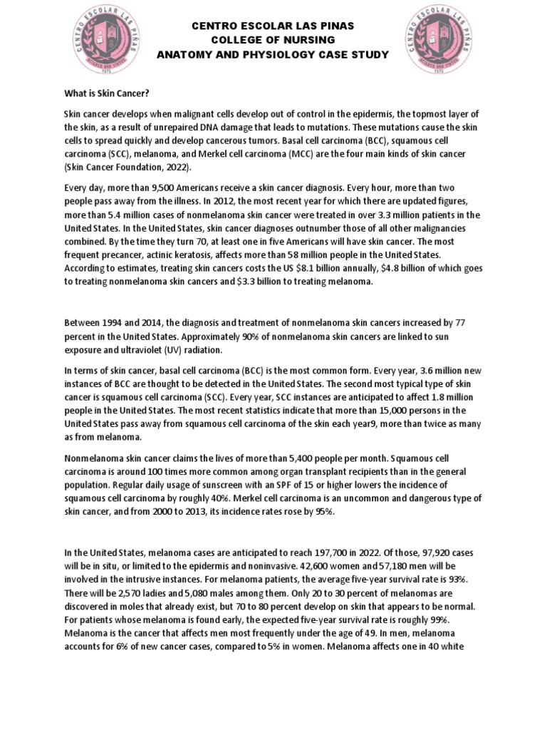 AnaPhy Skin Cancer Case Study-BASCO | PDF | Skin Cancer | Melanoma