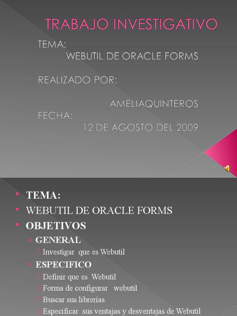 Dokumen Tips Webutil Oracle Forms Pdf Java Lenguaje De Programación Archivo De Computadora