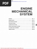 Hyundai Engine d4dd Manual | PDF | Internal Combustion Engine | Piston