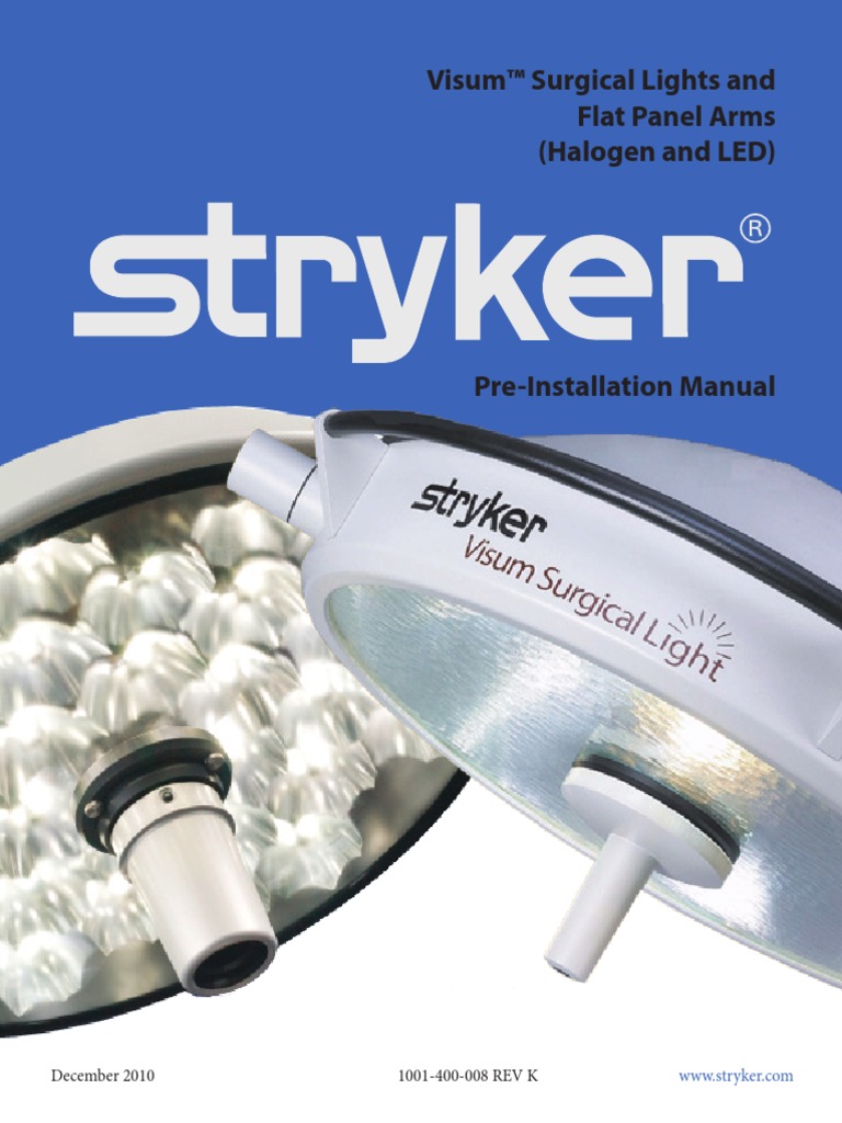2021 EMS Stryker Surgical Light | PDF | Power Supply | Mains Electricity