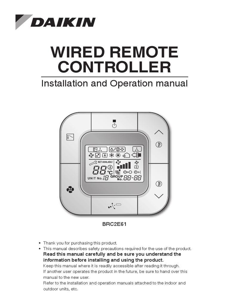 4P543053-1B - DBP - BRC2E61 - Controle Com Fio Simplificado | PDF ...