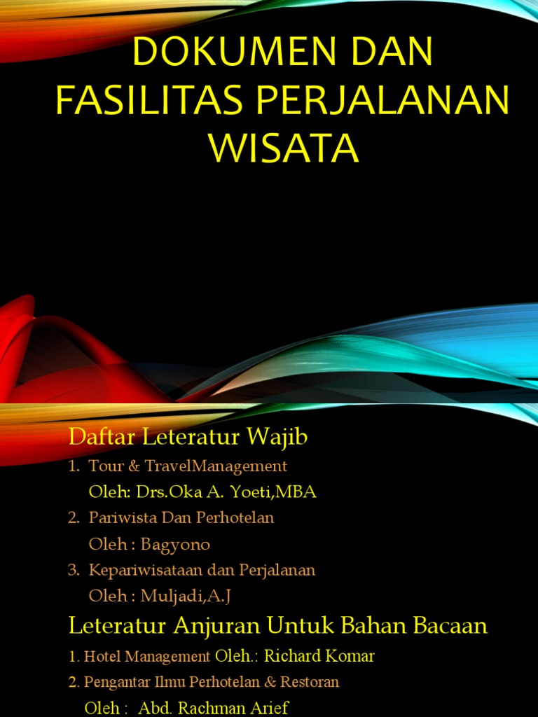 Dokumen Dan Perjalanan Wisata Pdf