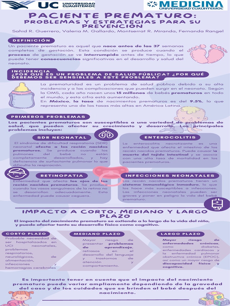 Impacto y Prevención del Parto Prematuro | PDF | Parto prematuro | El embarazo