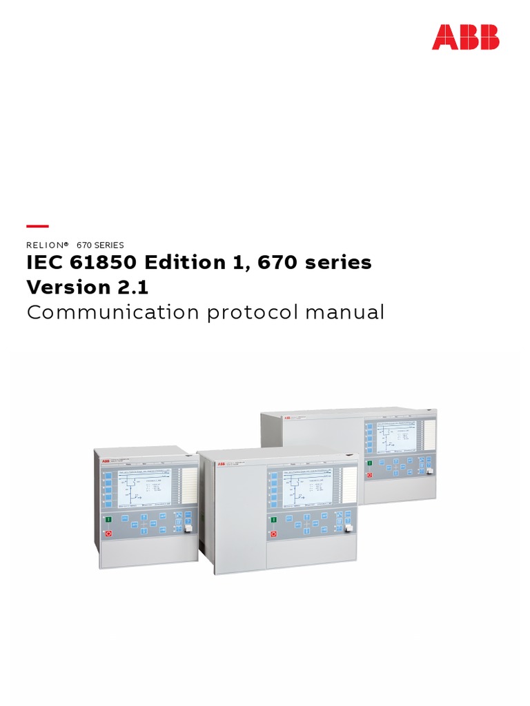 IEC 61850 Edition 1, 670 Series: Communication Protocol Manual | PDF | Logic Gate | Xml