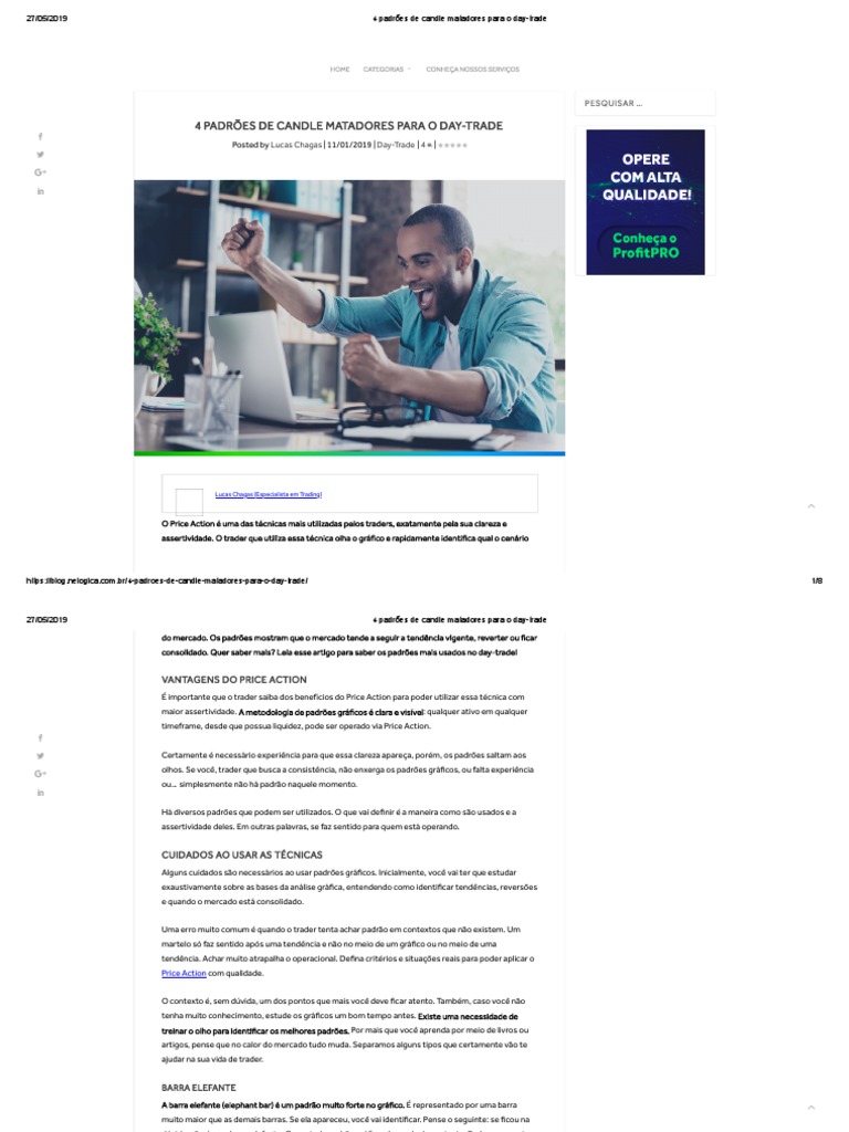 Padrões de Candle para Day Trade | PDF | Mercado (economia) | Martelo