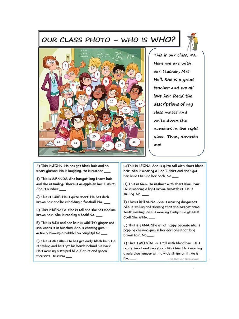 Our Class Photo - Who Is Who | PDF