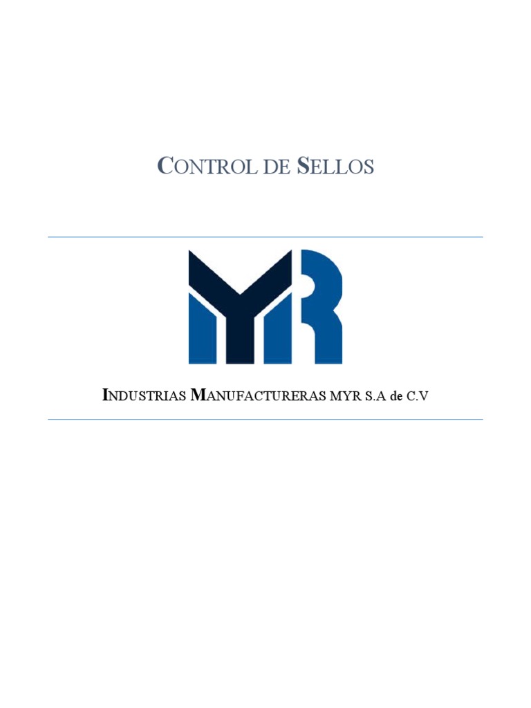 Control de Sellos Portada | PDF