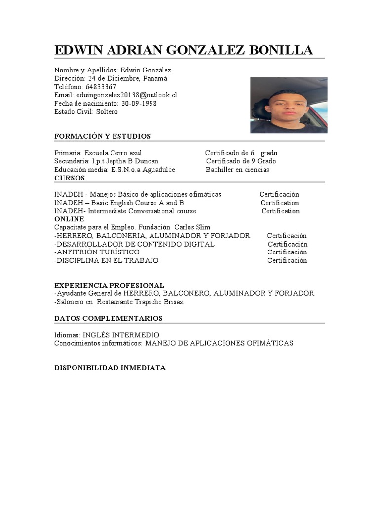 Edwin Gonzalez | PDF